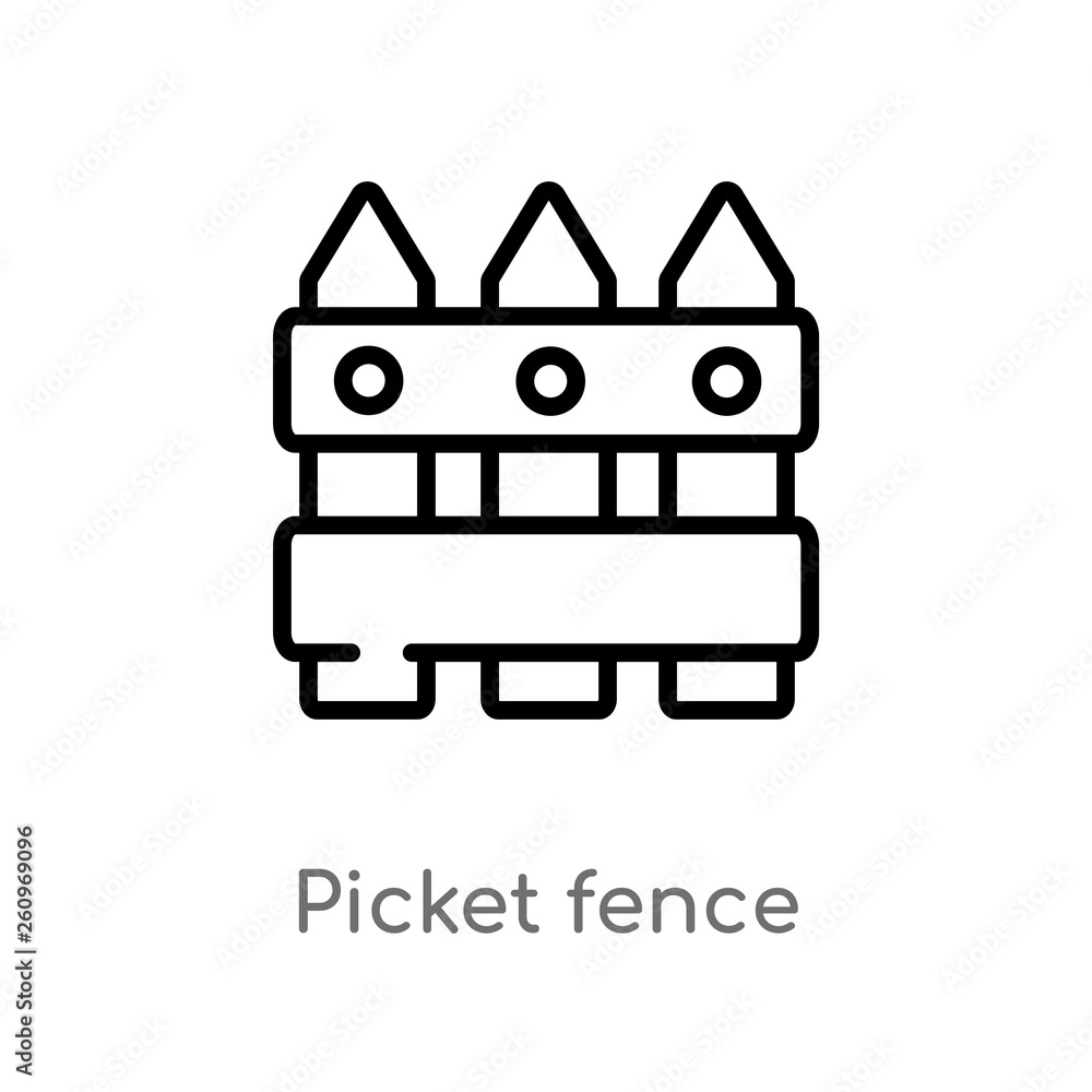 Picket Fences Vector