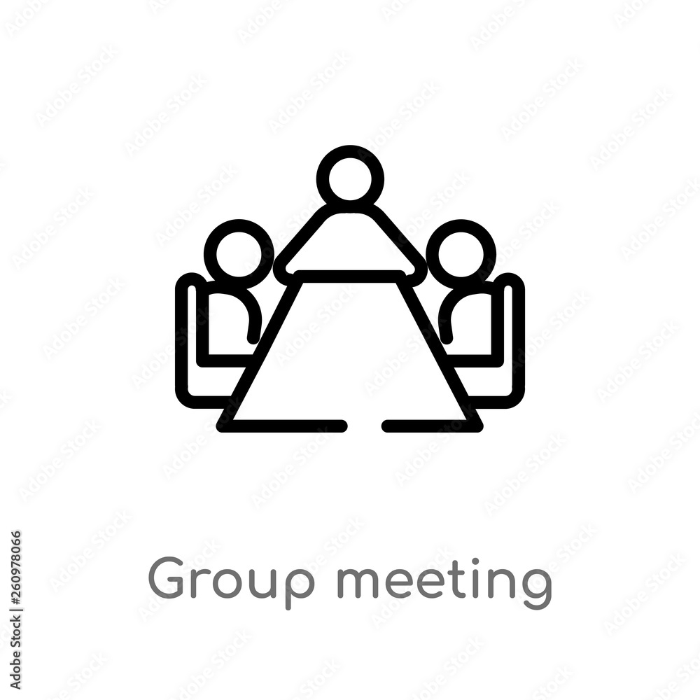 Meeting Icon Vector