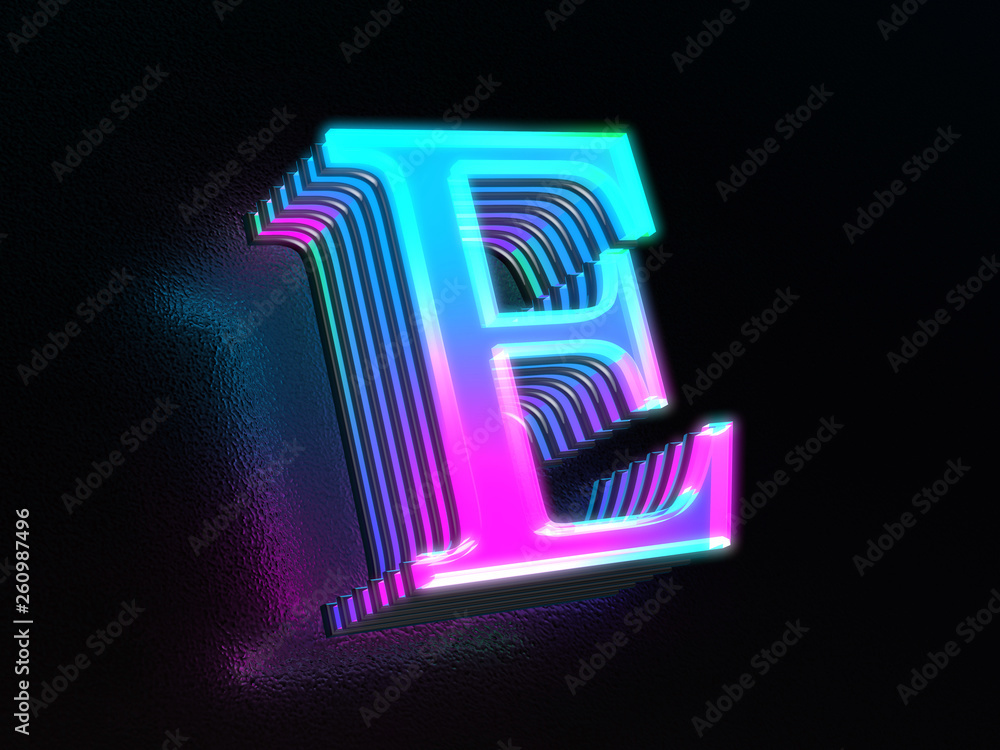 Cool Letter E