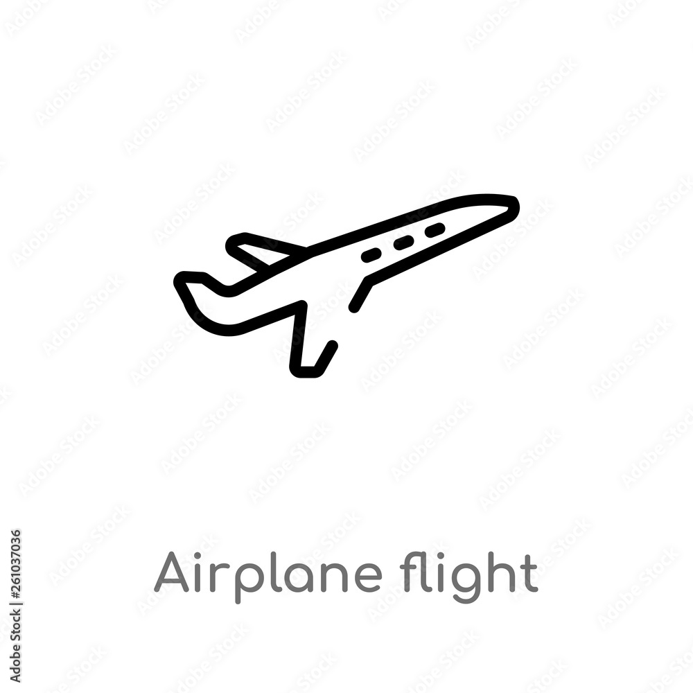Simple Airplane Vector