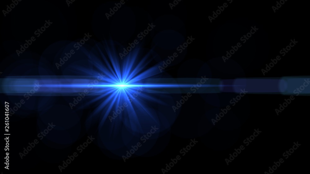 blue lens flare Stock Illustration | Adobe Stock