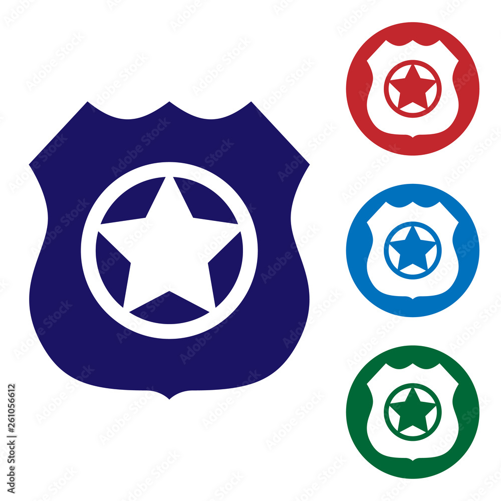 Sheriff Badge Icon