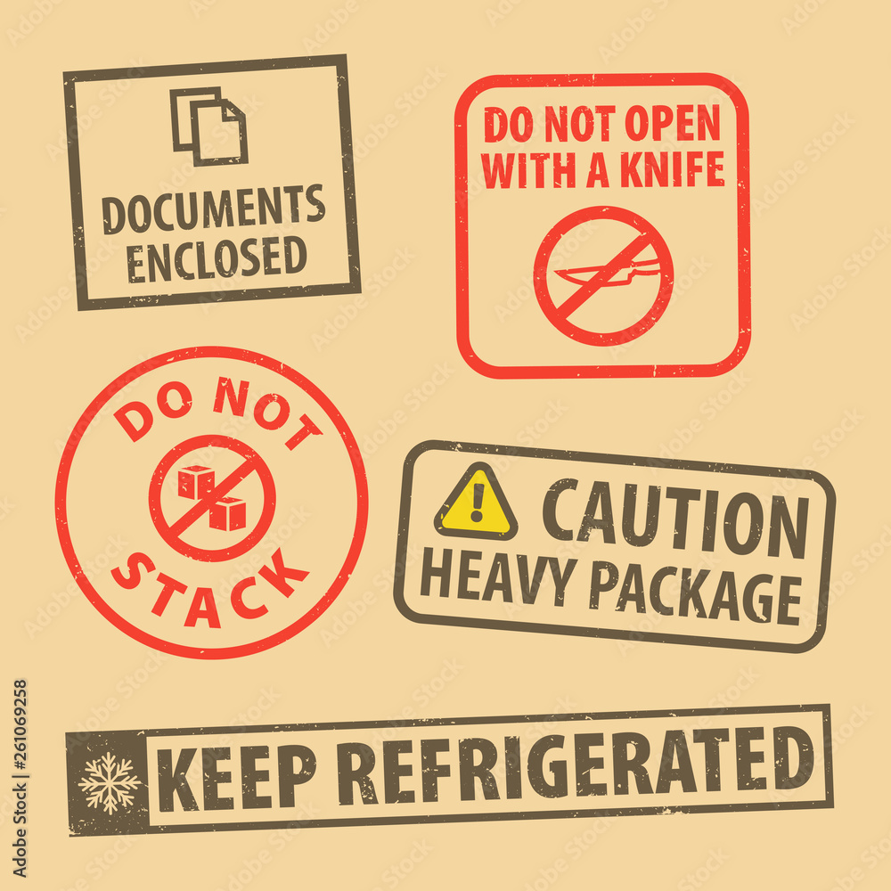 Fragile Logo Do Not Stack