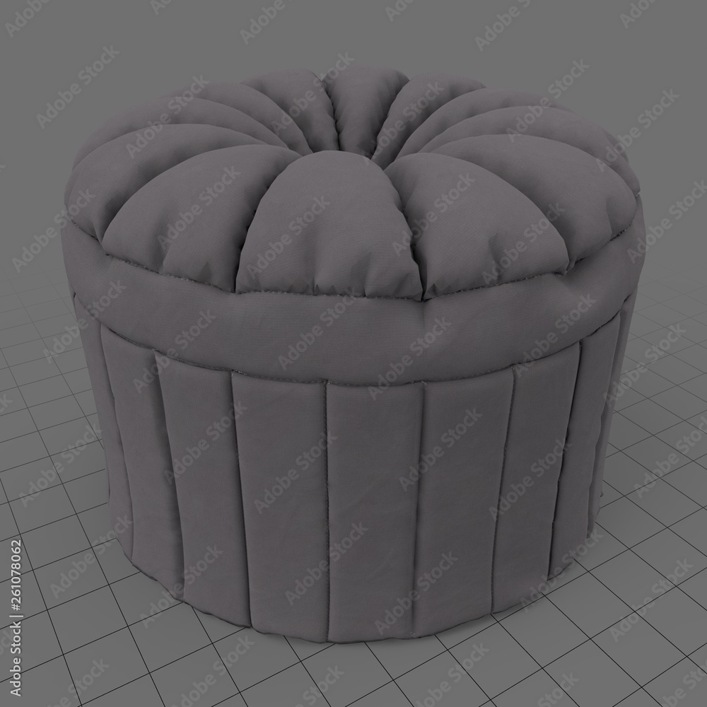Modern ottoman 2 Stock 3D asset | Adobe Stock