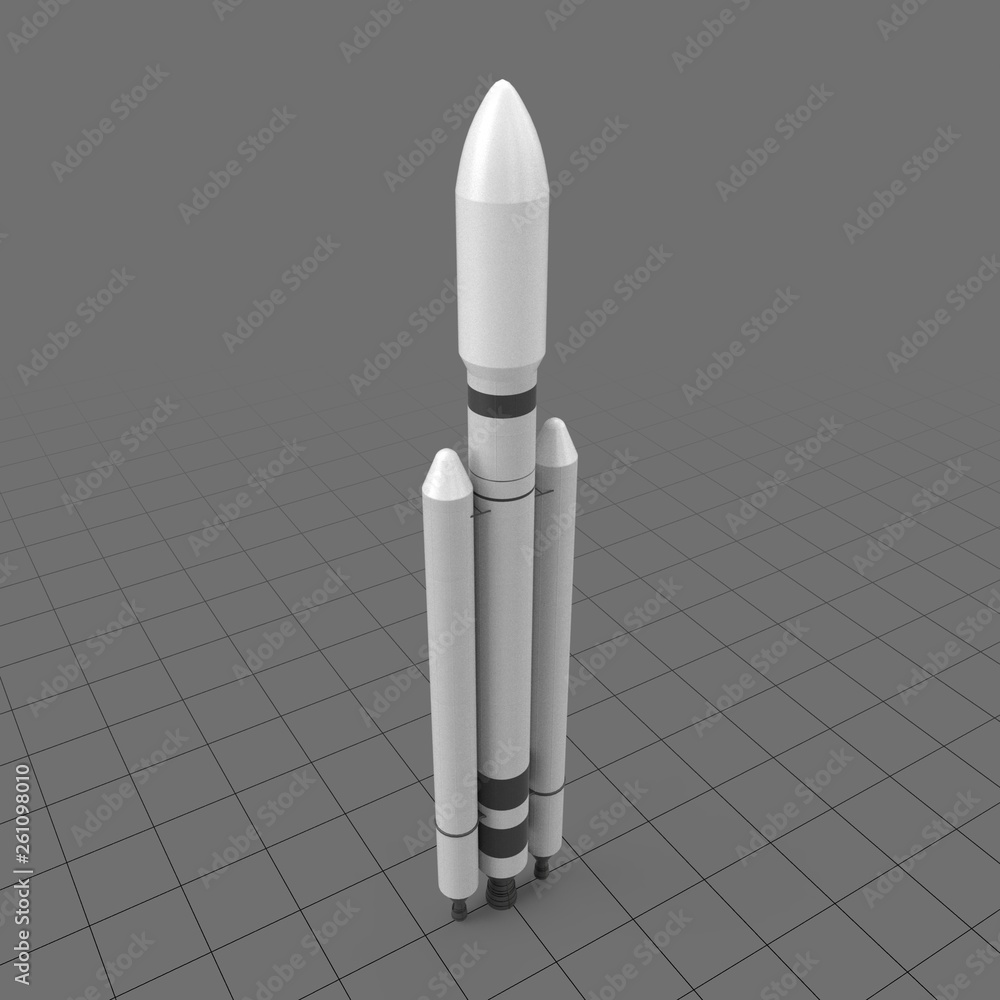Rocket Stock 3D asset | Adobe Stock