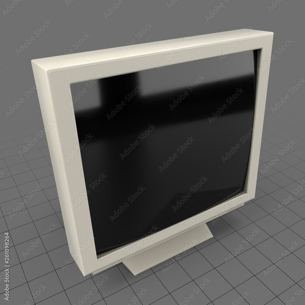 Classic computer monitor Stock 3D asset | Adobe Stock