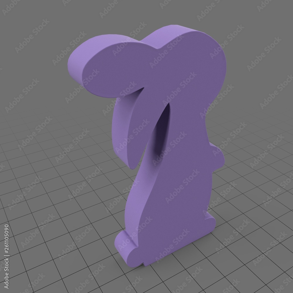 Bunny statue Stock 3D asset | Adobe Stock