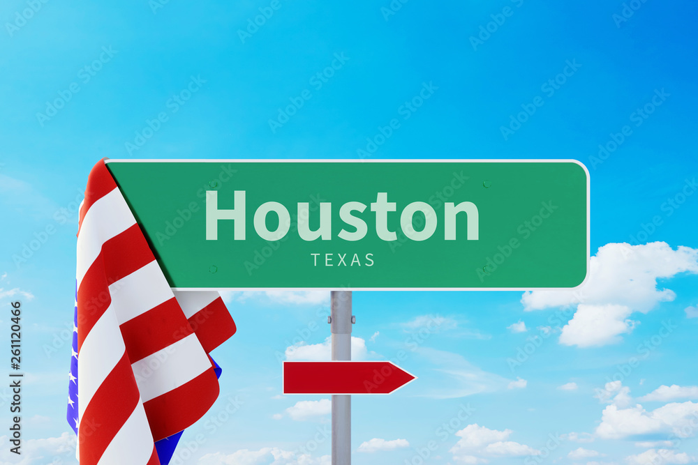 Houston Texas Road Sign