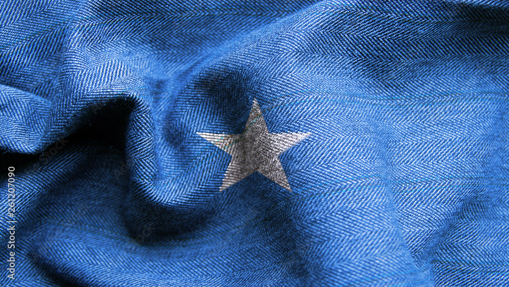 High resolution Somalia flag flowing with texture fabric detailHigh ...