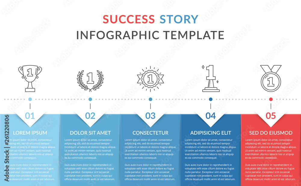 Success Story Stock Vector | Adobe Stock