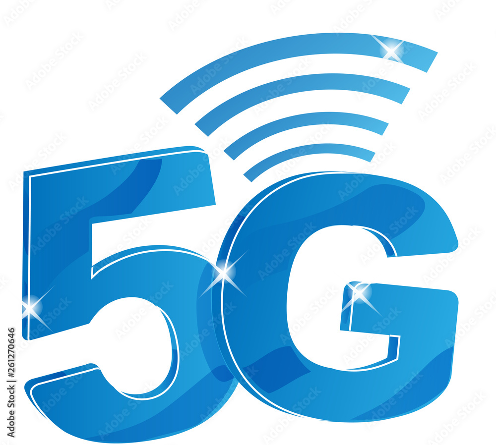 5G internet network vector logo. Isolated icon for 5 G mobile net or ... 5G internet network vector logo. Isolated icon for 5 G mobile net or ...