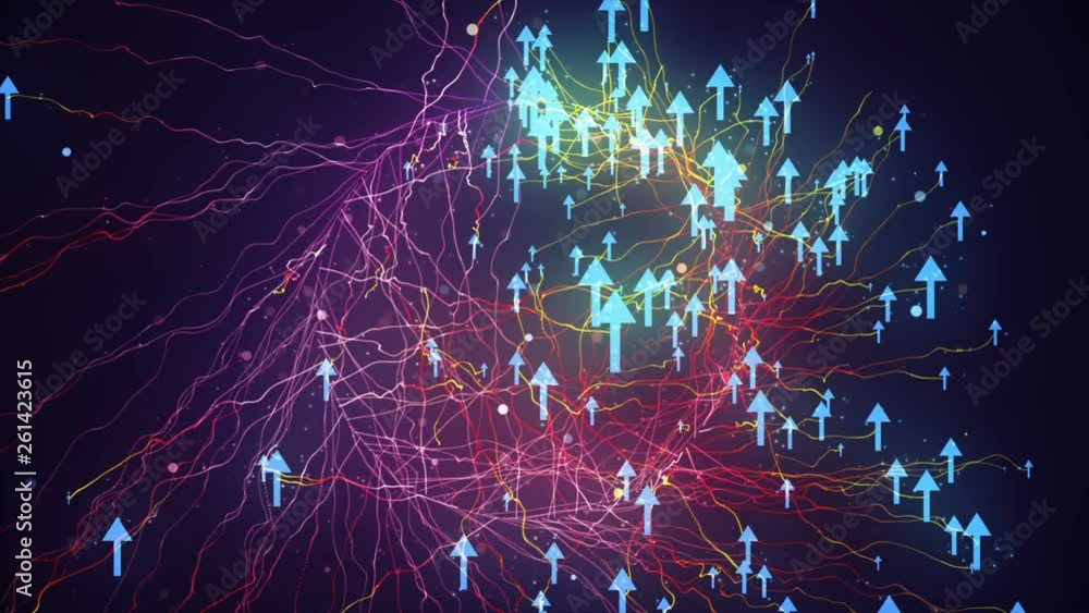 Background motion graphic design animated of Internet data ...