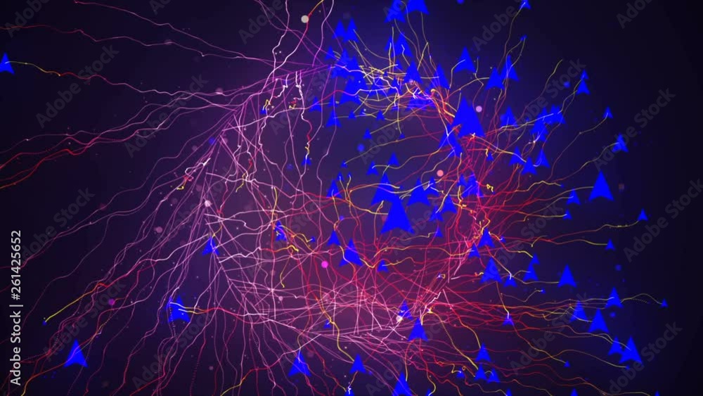 Background motion graphic design animated of Internet data ...