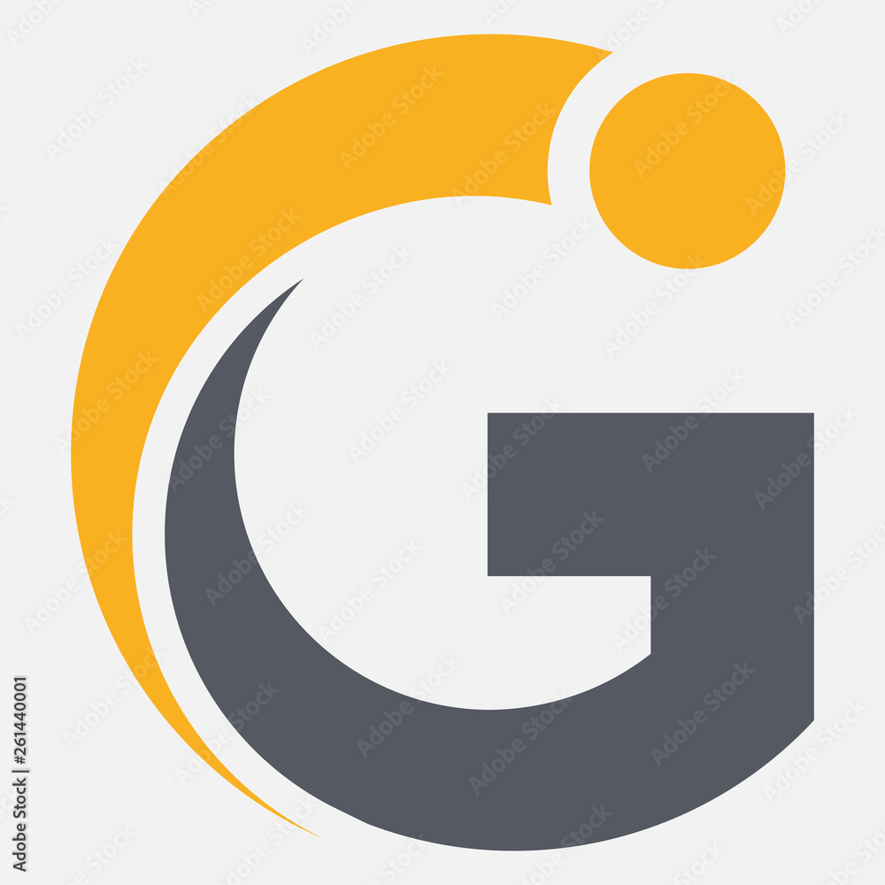 golf, initial, g, letter g logo Stock Vector | Adobe Stock