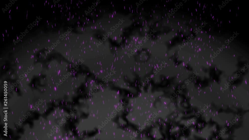 Burning hot bonfire fire sparks on a dark background. Cartoon fire ...