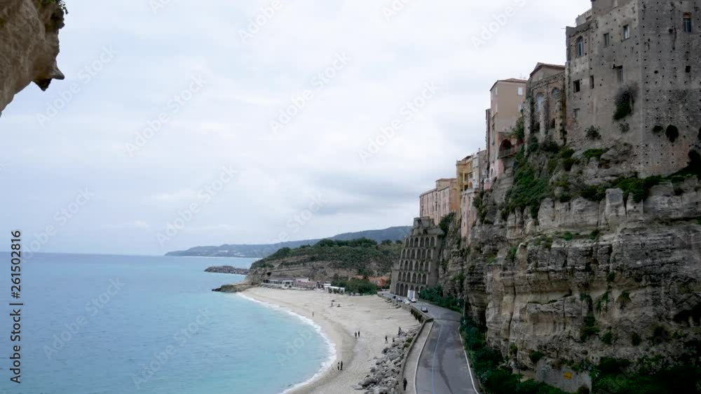 Tropea, Calabria, Italy - november 2 2018: the village of Tropea on ...