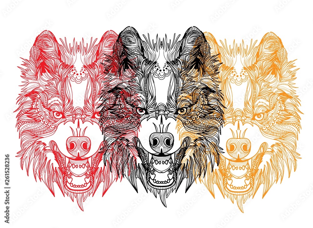 Werewolf Fangs Drawing