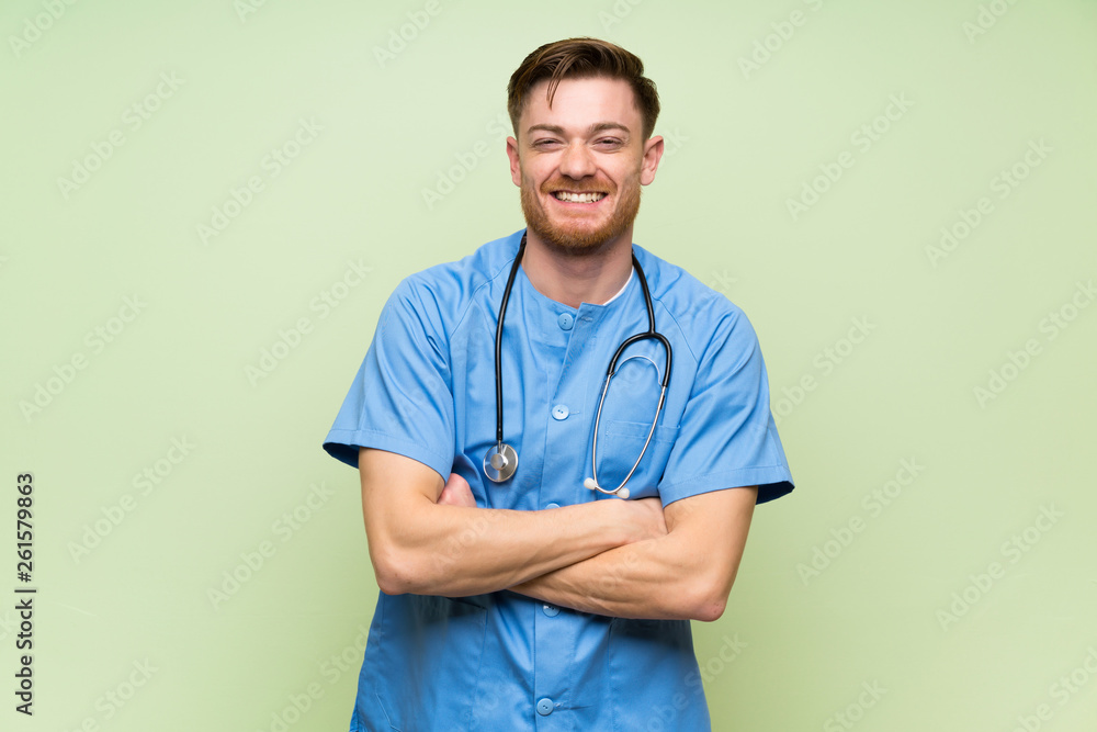 Surgeon doctor man laughing Stock Photo | Adobe Stock