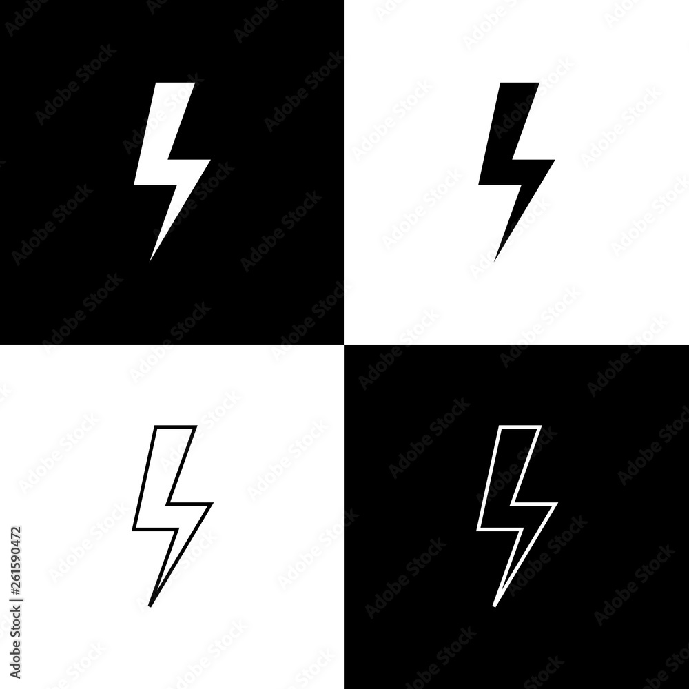 Flash Symbol Outline