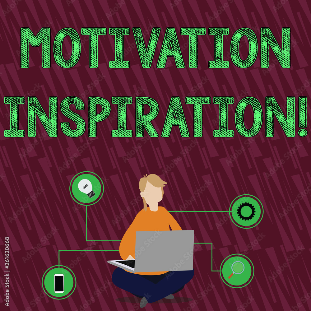 Handwriting text Motivation Inspiration. Conceptual photo ability to ...