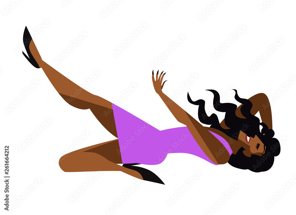 voguing dance fashion fall Stock Vector | Adobe Stock