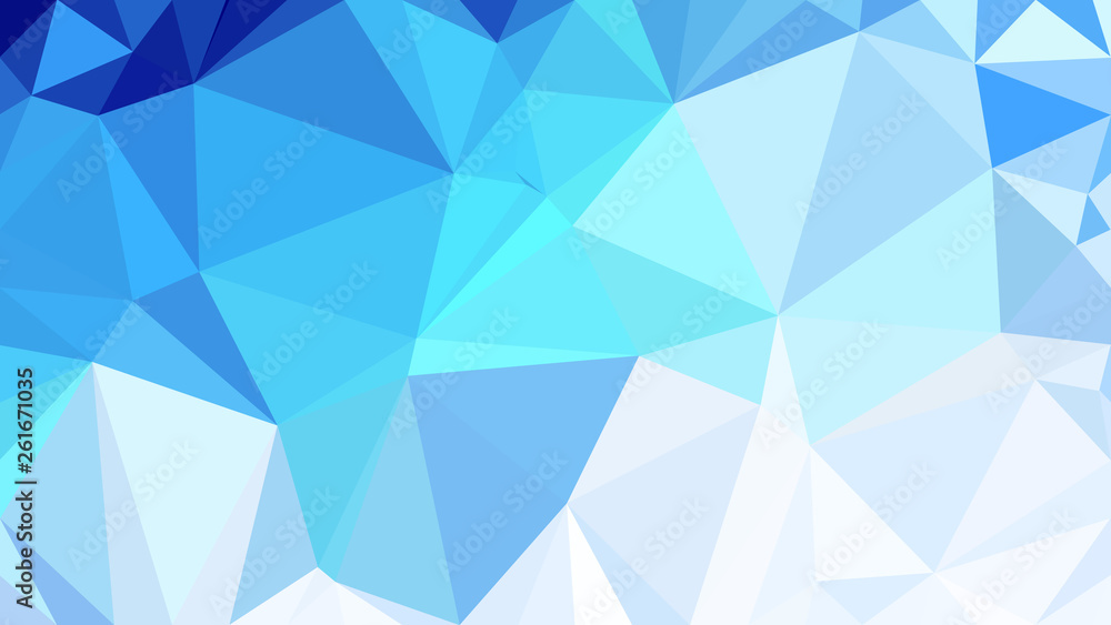 Abstract Blue and White Low Poly Background Design Stock Vector | Adobe ...
