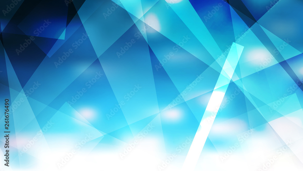 Abstract Blue and White Modern Geometric Shapes Background Design Stock ...