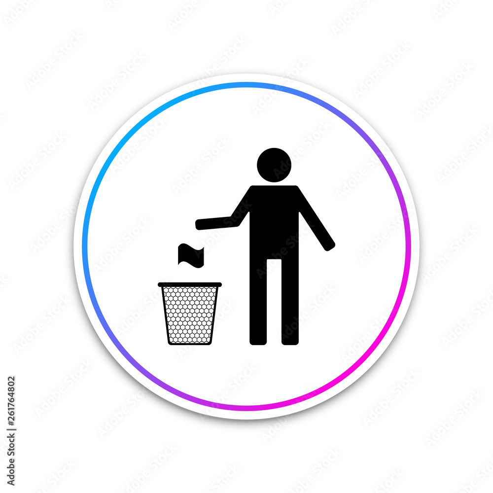 Recycle Man Logo Vector
