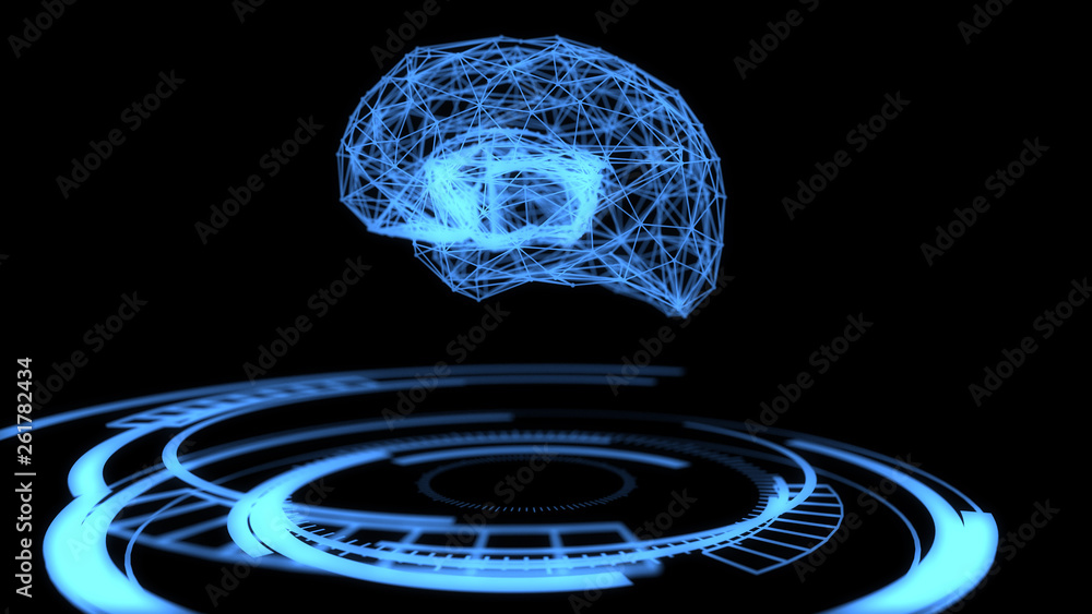 AI, artificial intelligence, digital brain in deep data learning Stock ...