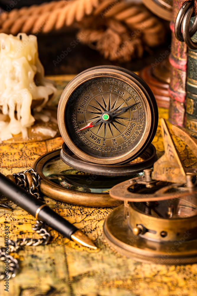 Antique Style Compass