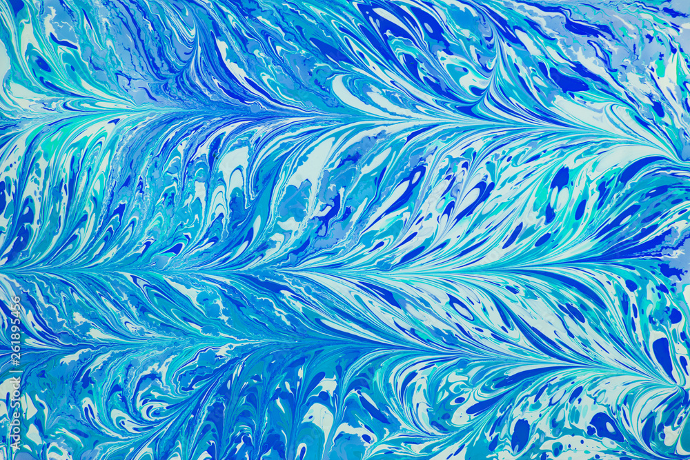 Beautiful abstract painting is a painting technique Ebru .Turkish Ebru ...