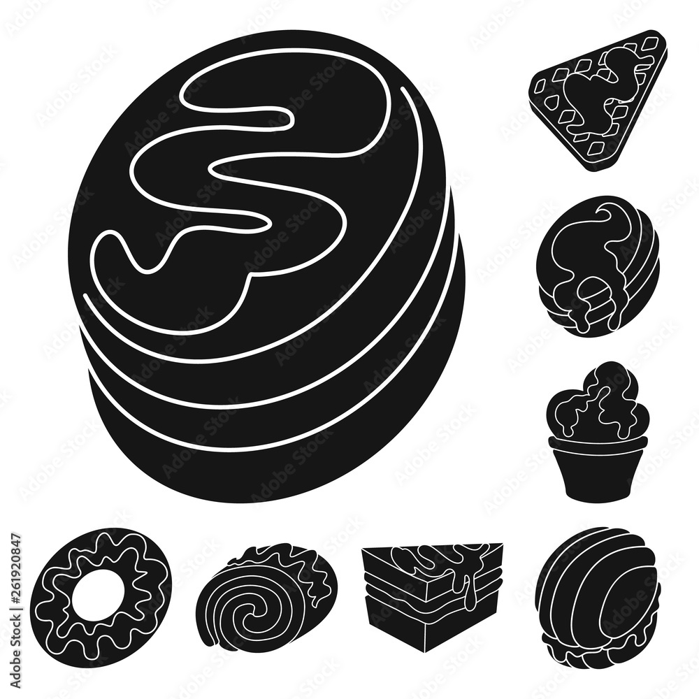 Vector design of sweetness and product symbol. Set of sweetness and ...