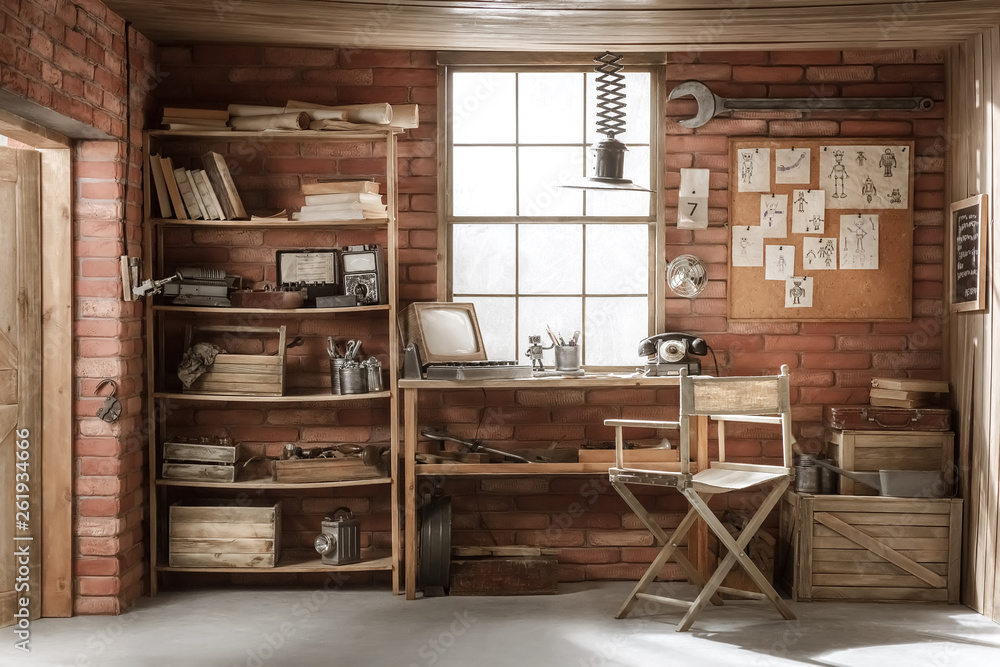 Interior of a workshop Stock Photo | Adobe Stock