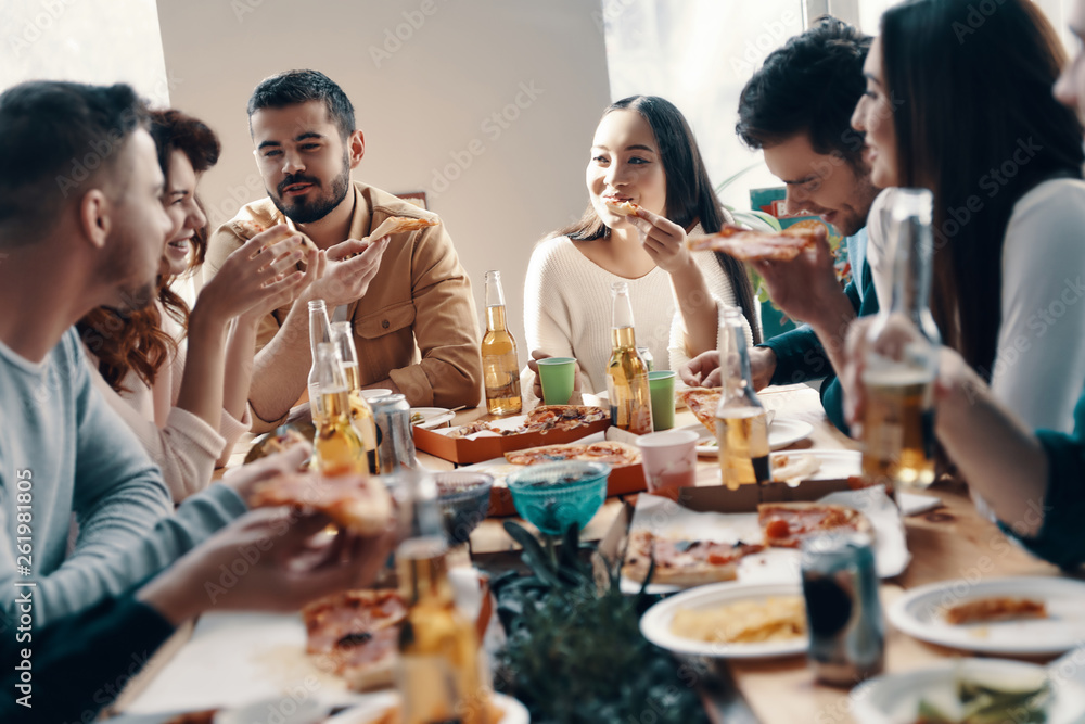 Casual Dinner Party With Friends