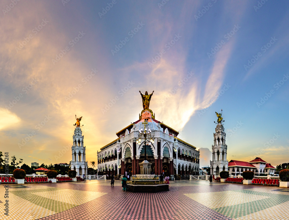edapally church Stock Photo | Adobe Stock