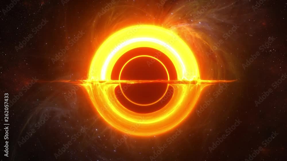 Black Hole M87 Sagittarius-A Loop 4K 3D Rendering Animation Stock Video ...