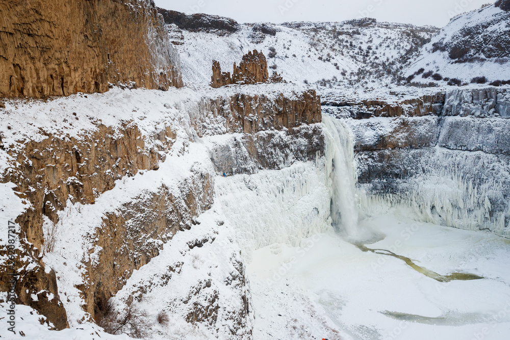 Palouse Falls Frozen