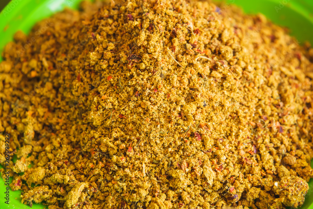 Georgian Svan salt seasoning fresh ground spice mix. Svanuri marili is ...