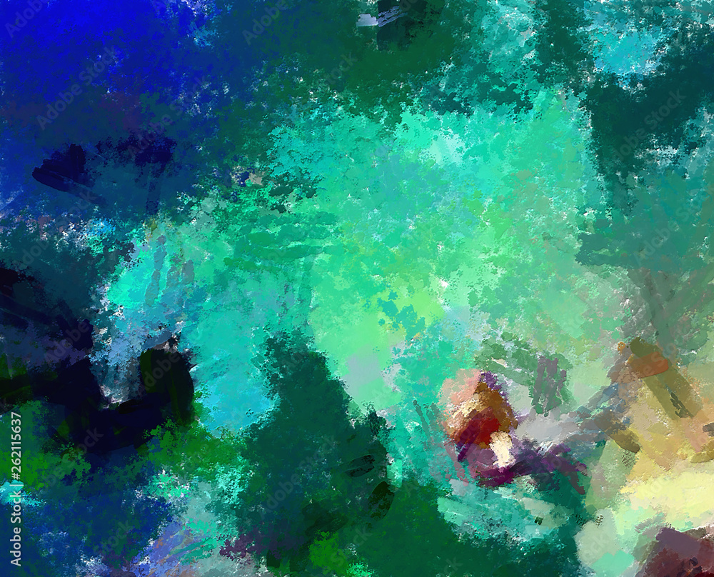 Abstract painting. Art for sale. Oil paint. Modern impressionism ...