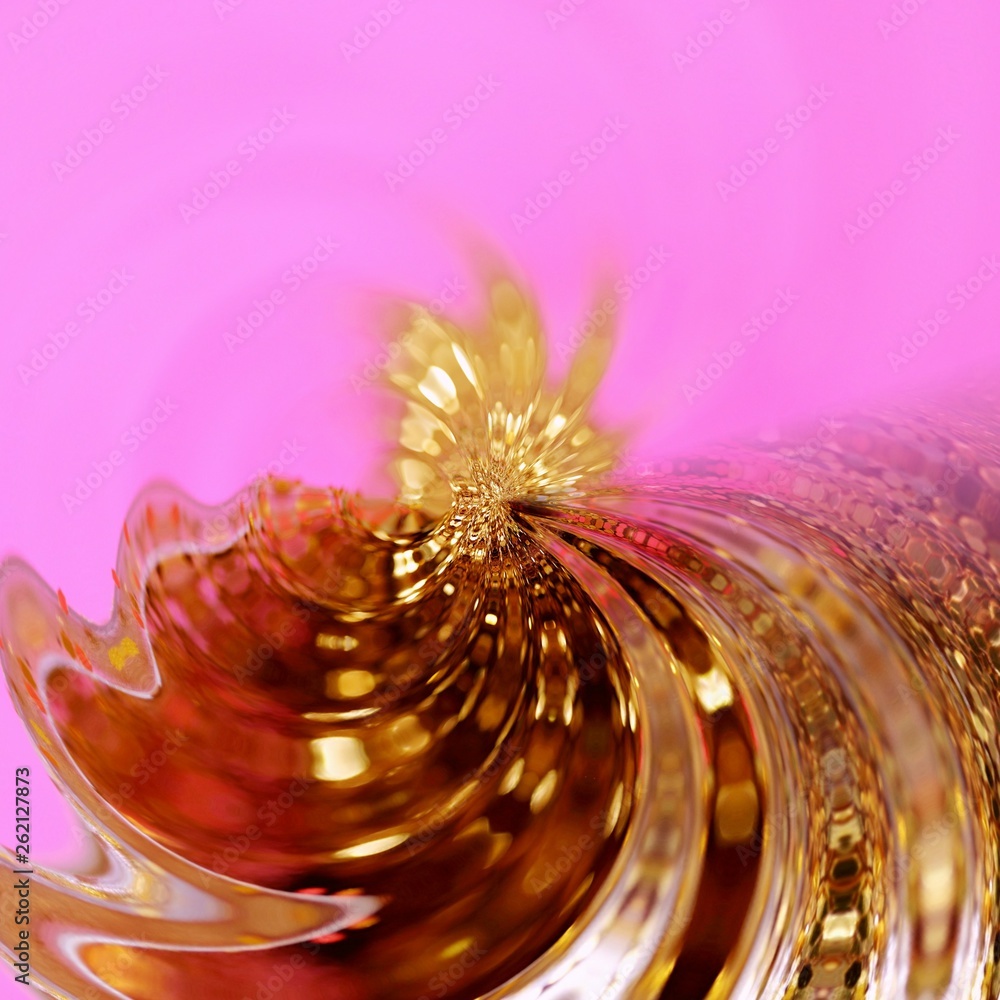 Gold design pattern backdrop. Liquid golden effect imitation. Surreal ...