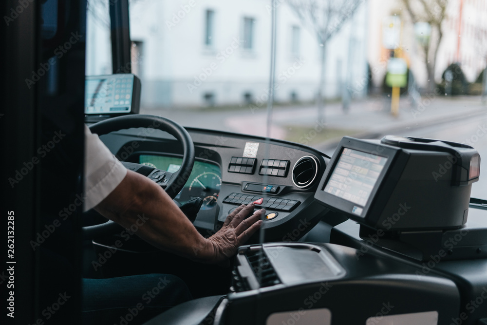 Futuristic Bus Interior