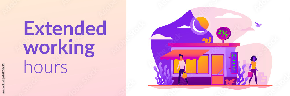 24 7 service, business time schedule, extended working hours and any ...