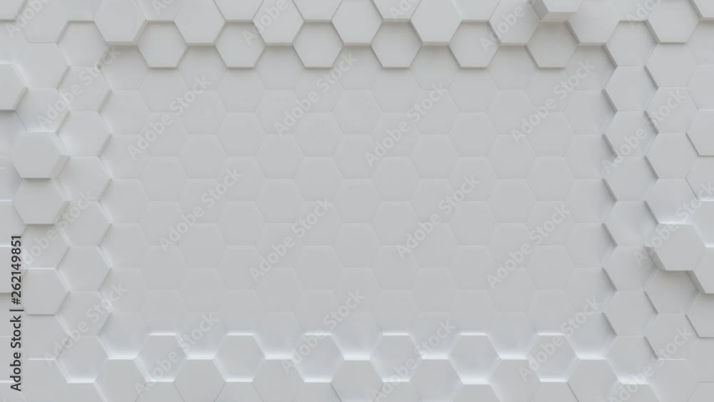 Abstract Placeholder Square Hexagon Geometric Surface Loop: light ...