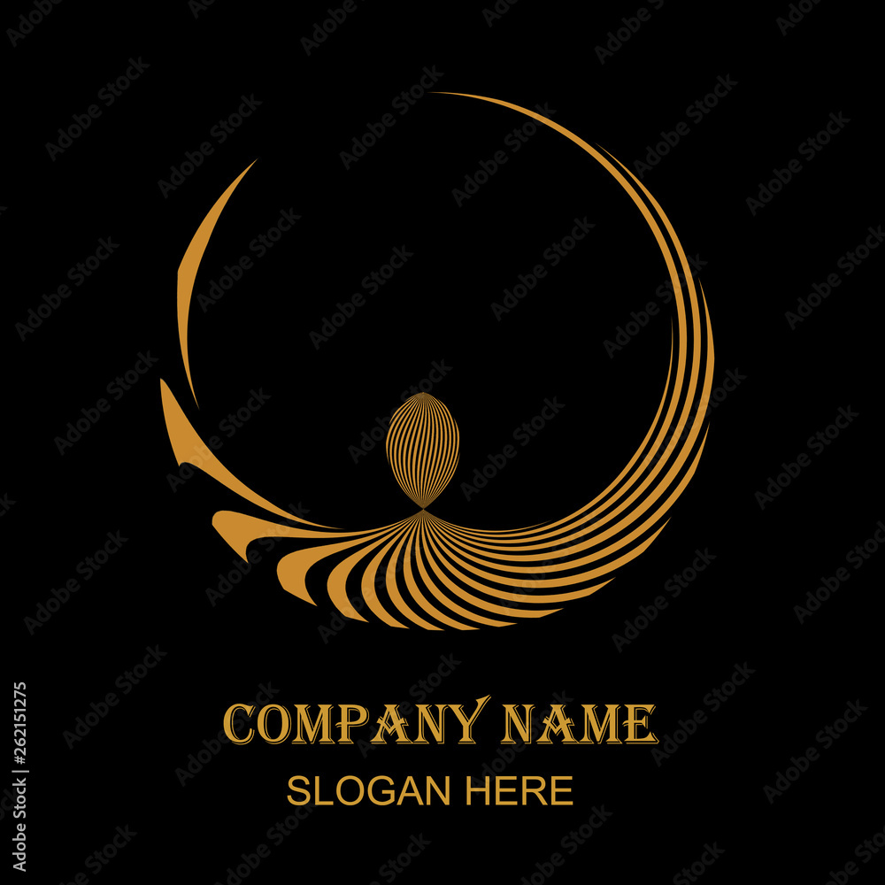 Circle logo company logo round abstract business logo design template ...