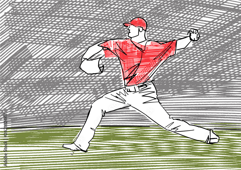 Baseball Movement Drawing