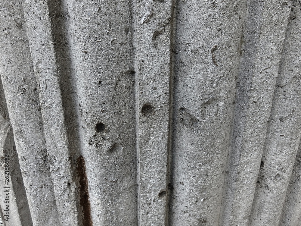 Bullet holes in one of the GPO columns from the 1916 Rising. Stock ...