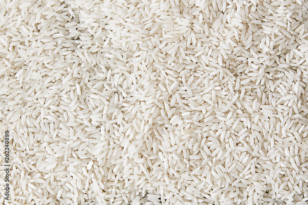 Rice texture close up. Natural rice background and texture. White long ...