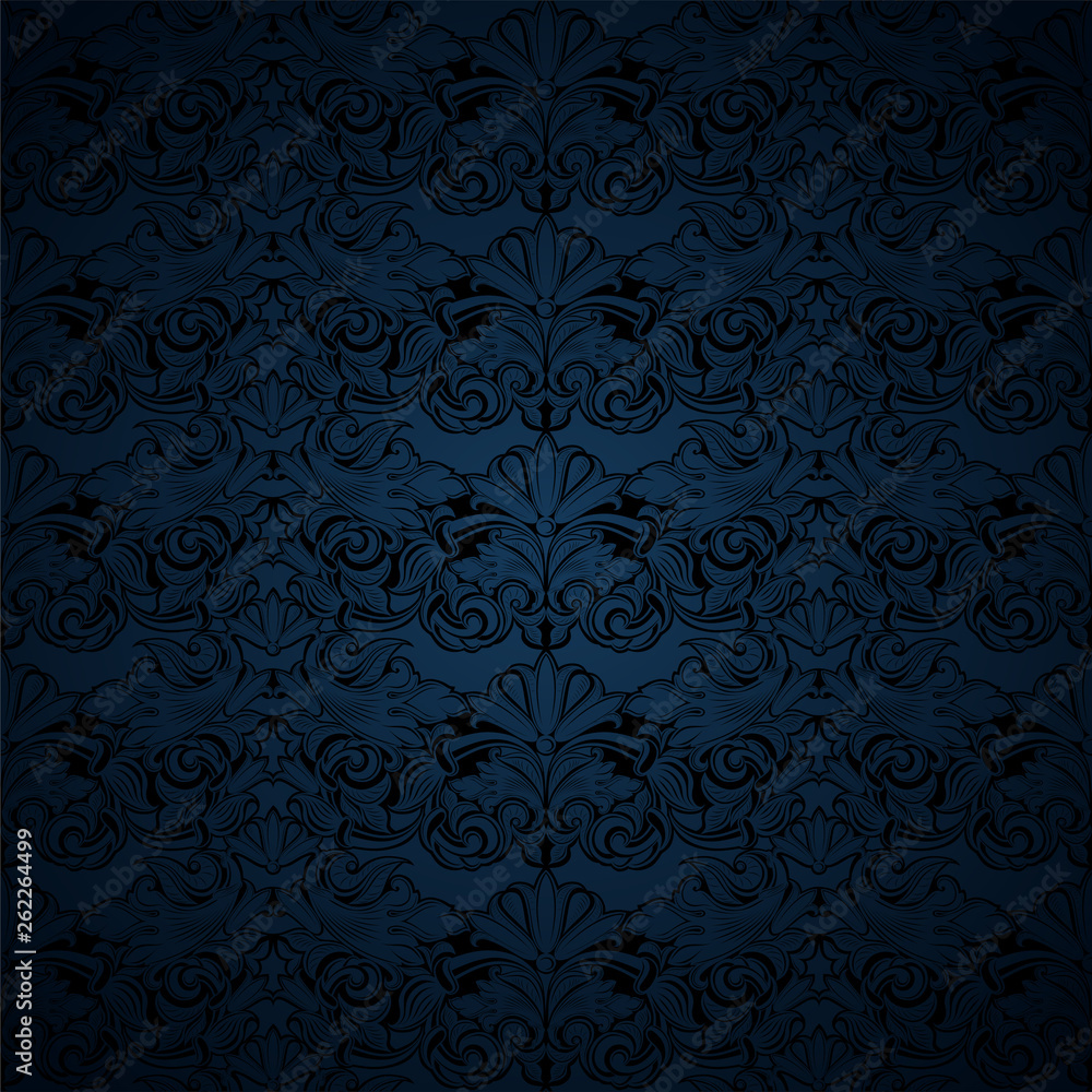 Navy Blue Vintage Background