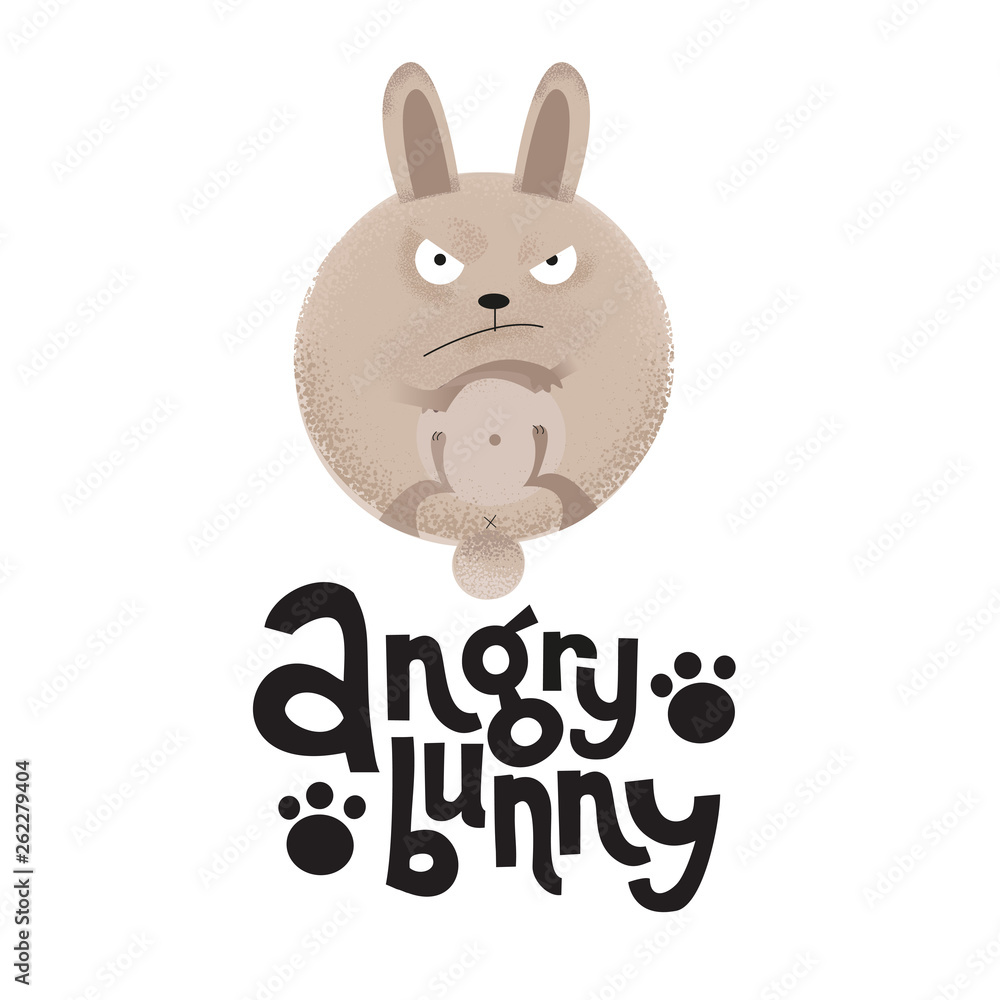 Angry Rabbit Cartoon