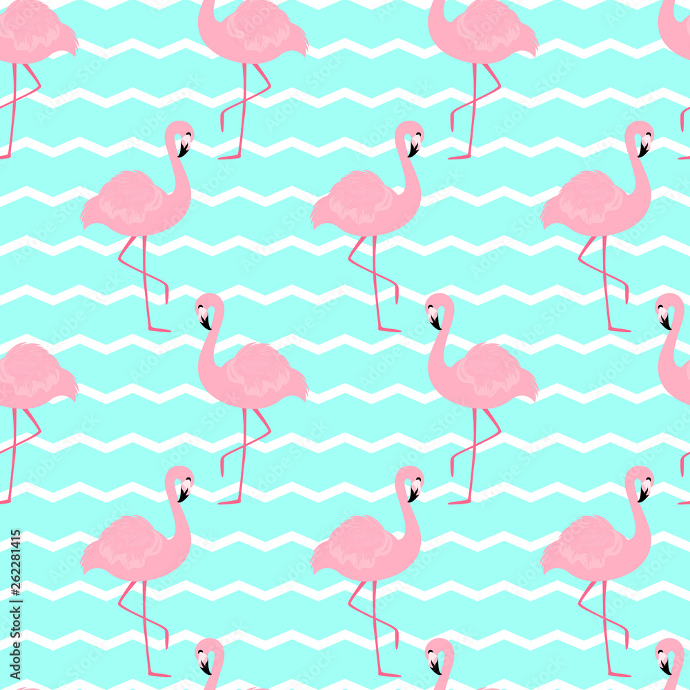 Flamingo Fun Printable Pattern